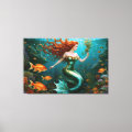 “Marielle” – Beautiful Dancing Mermaid Canvas Print | Zazzle