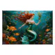 “Marielle” – Beautiful Dancing Mermaid Poster | Zazzle