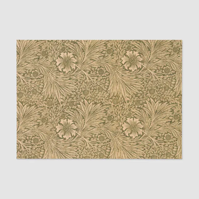 Marigold, Flower Wallpaper by William Morris Tissue Paper | Zazzle