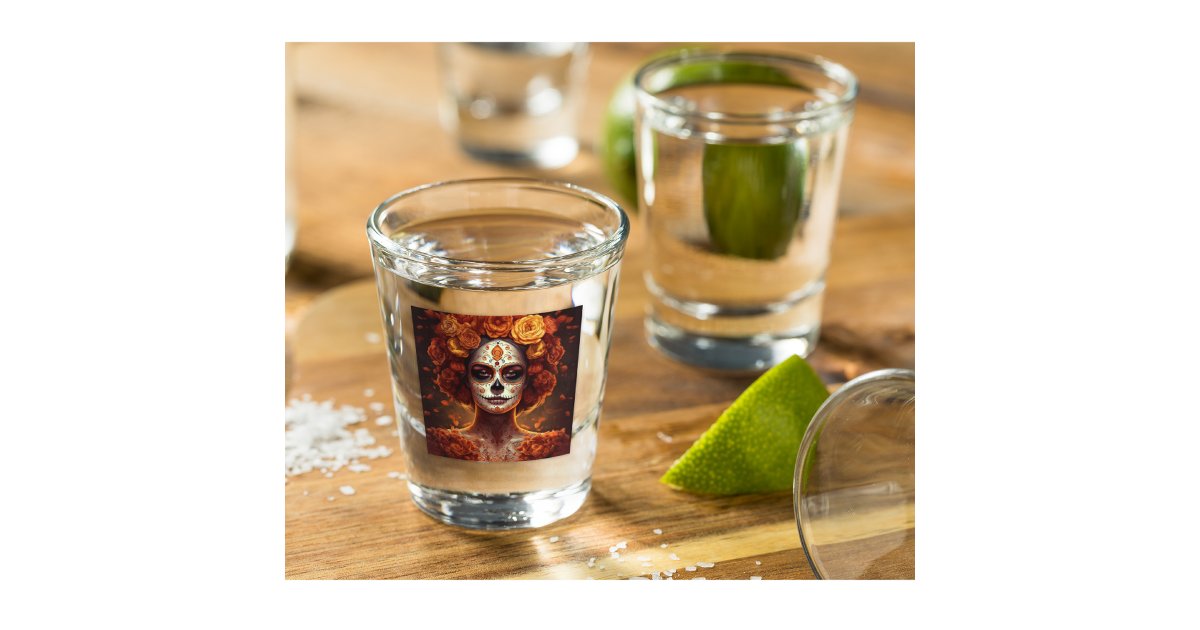 Marigold Spirit Shot Glass | Zazzle