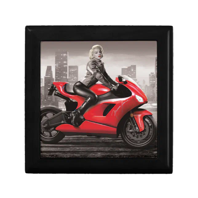 Marilyn's Motorcycle Gift Box | Zazzle