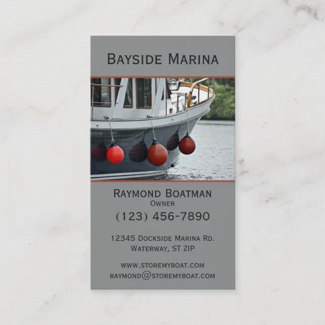 Marina Business Card | Zazzle
