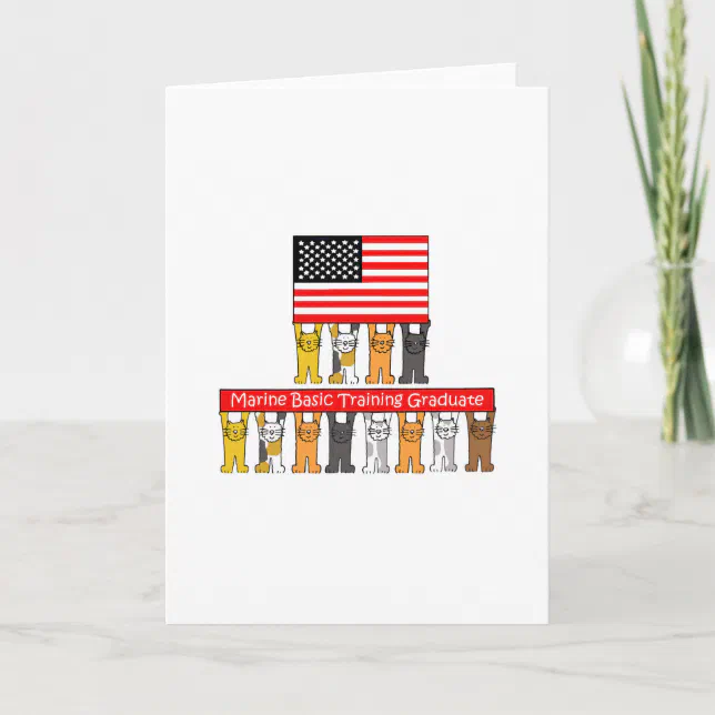 Marine Basic Training Graduate. Card | Zazzle
