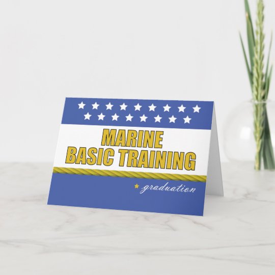 Marine Basic Training Graduation Congratulations Card | Zazzle.com
