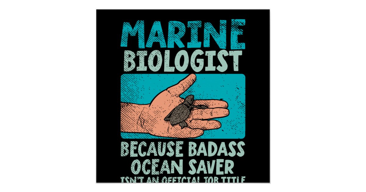 Marine Biologist Poster | Zazzle