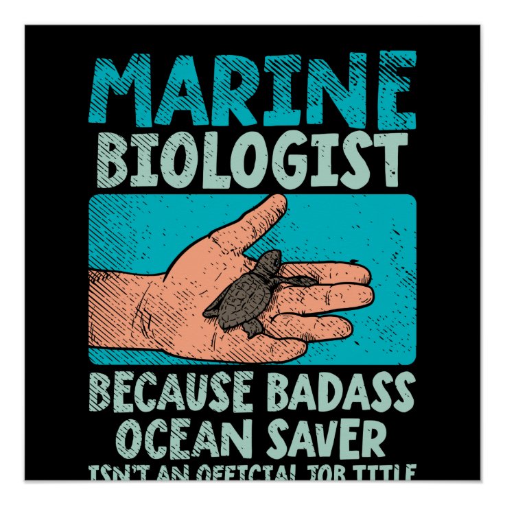 Marine Biologist Poster | Zazzle