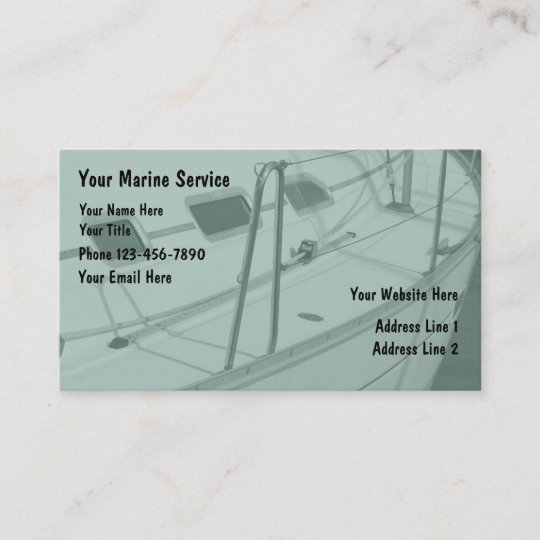 Marine Boating Business Cards | Zazzle.com