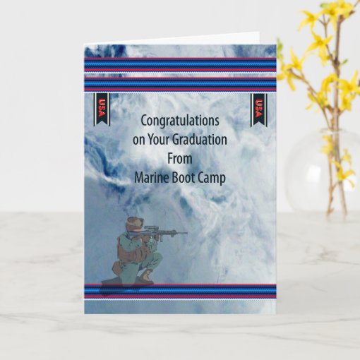Marine Boot Camp Graduation Card | Zazzle