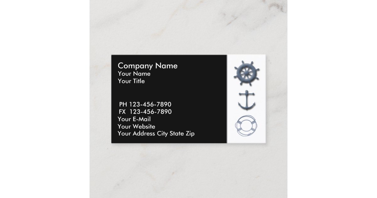 Marine Business Card | Zazzle