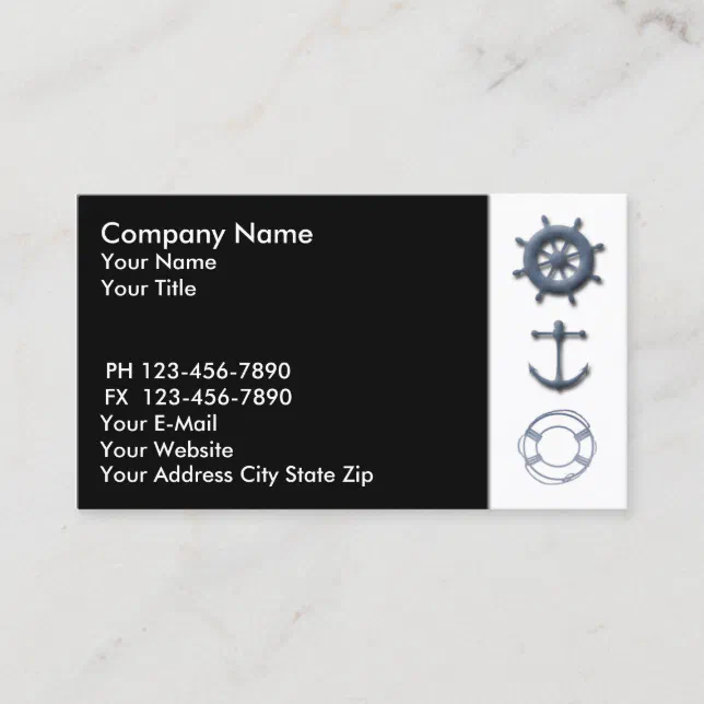 Marine Business Card | Zazzle