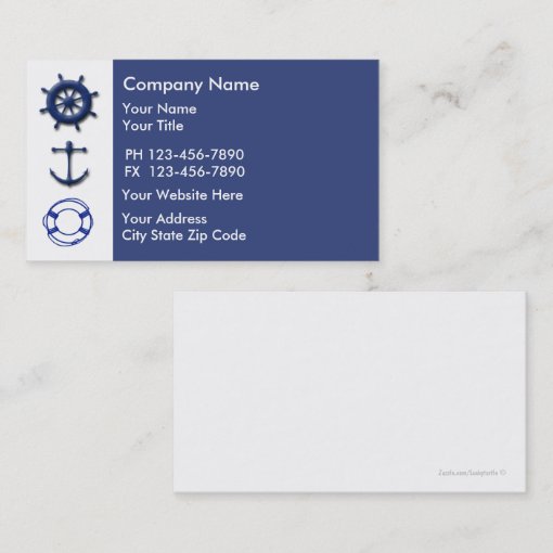 Marine Business Card | Zazzle