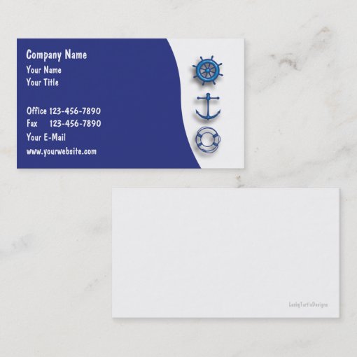 Marine Business Cards | Zazzle