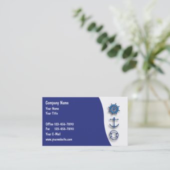 Marine Business Cards | Zazzle