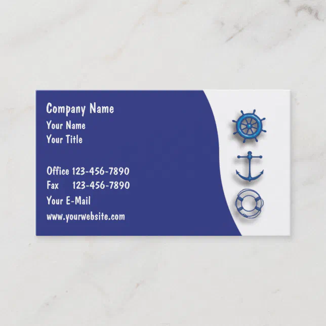 Marine Business Cards | Zazzle