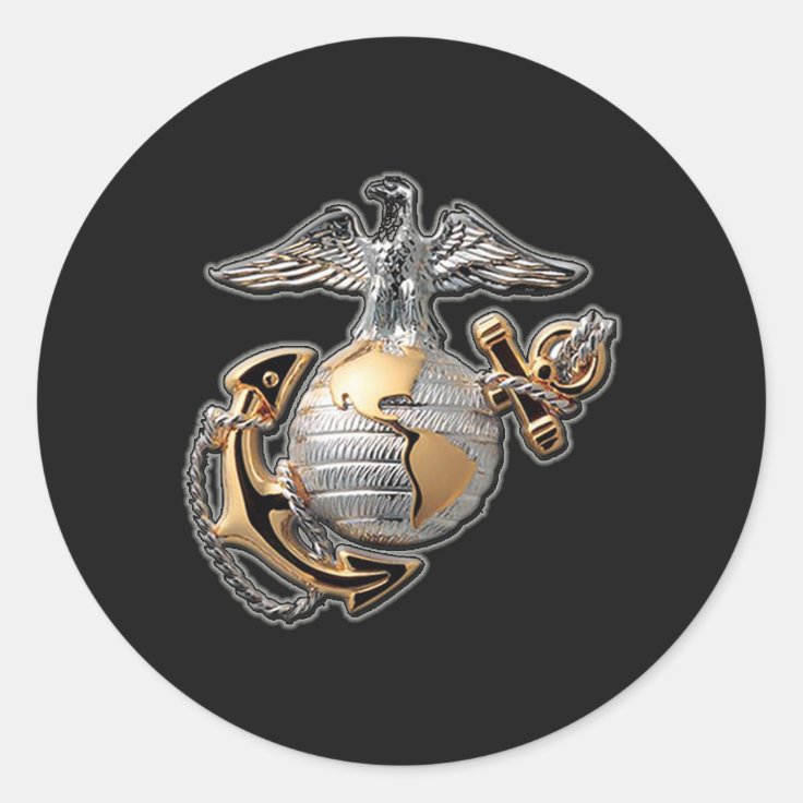 Marine EGA Sticker | Zazzle