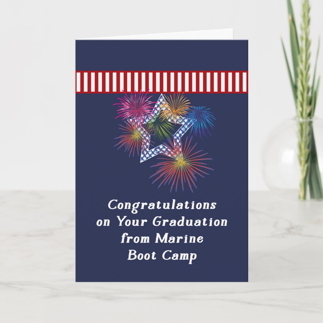 Marine Graduation Boot Camp Card | Zazzle