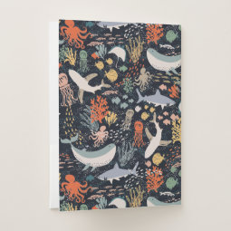 Marine Life Pocket Folder | Zazzle