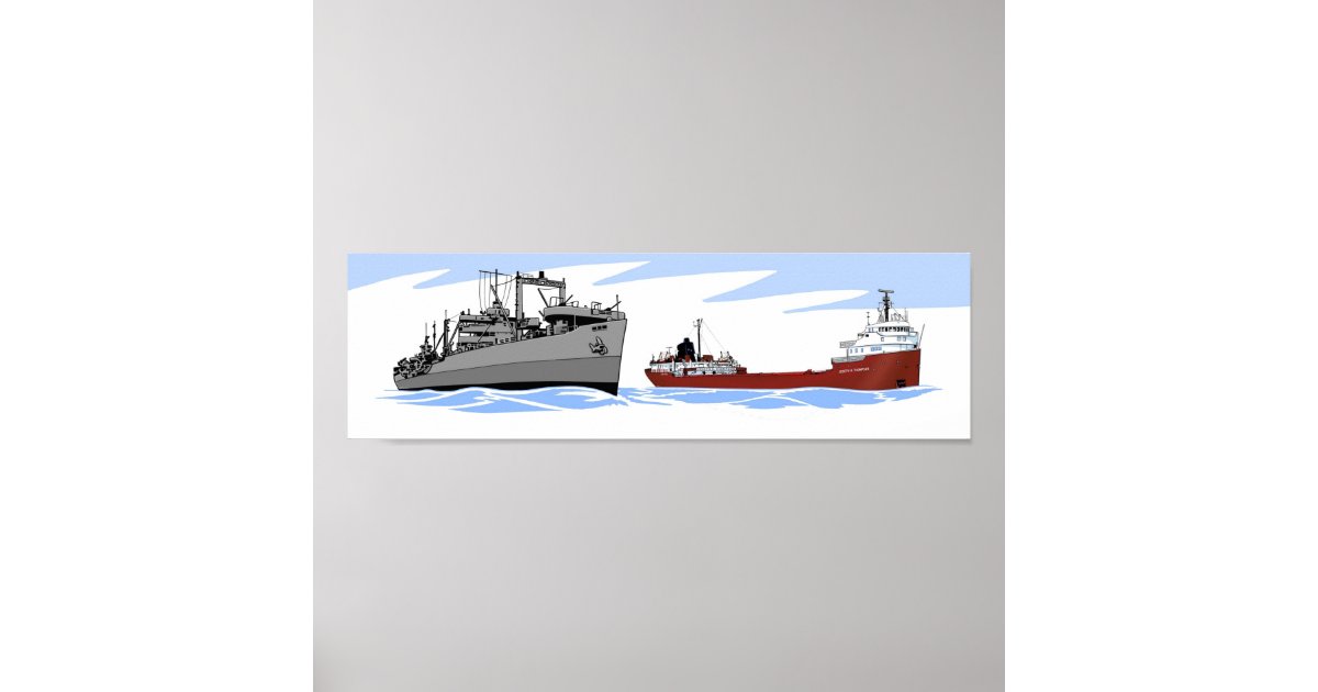 Marine Robin and Joseph H. Thompson Poster | Zazzle