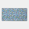Marine Symbols Pattern Desk Mat | Zazzle