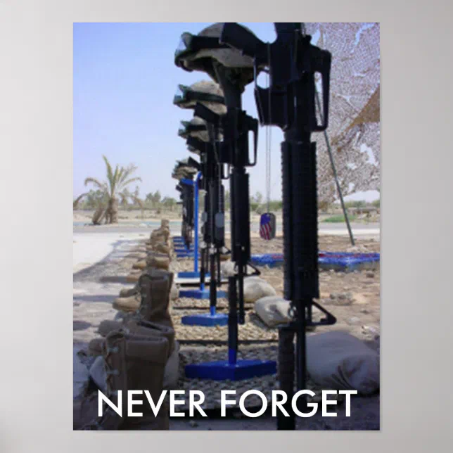 Marines Fallen Soldiers Poster | Zazzle