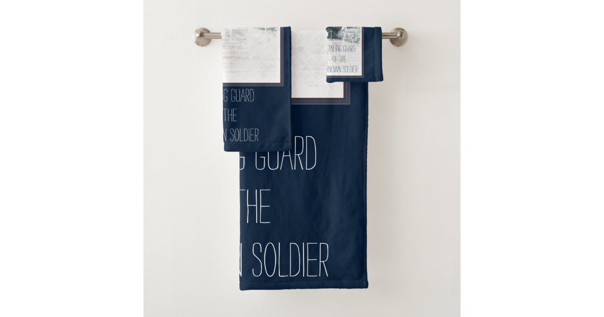 Marines - Guarding of the Unknown Soldier Bath Towel Set | Zazzle