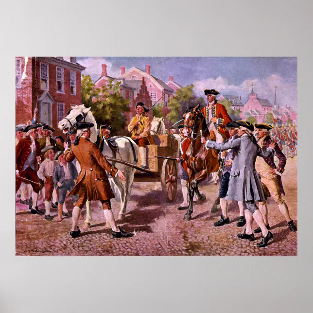 Marinus Willett Preventing Removal of Arms Poster | Zazzle