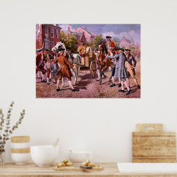 Marinus Willett Preventing Removal of Arms Poster | Zazzle