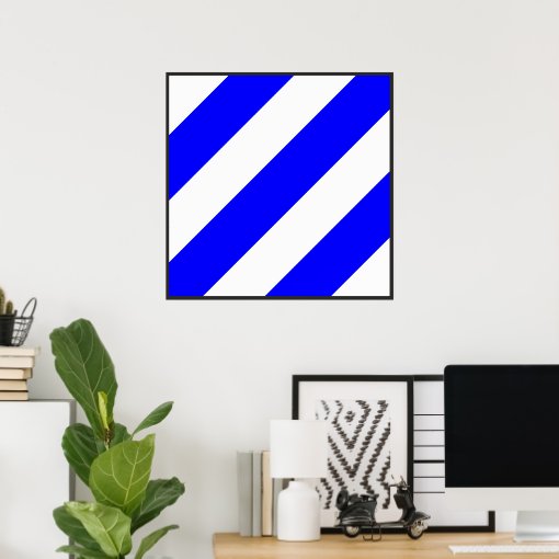 maritime alphabet signal flag number 6 six letter poster | Zazzle