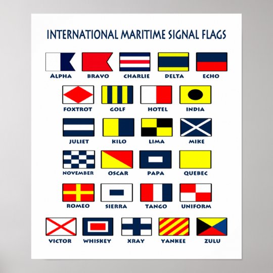Maritime Flags International Signs Poster Zazzle maritime-flags-international-signs-poster-zazzle