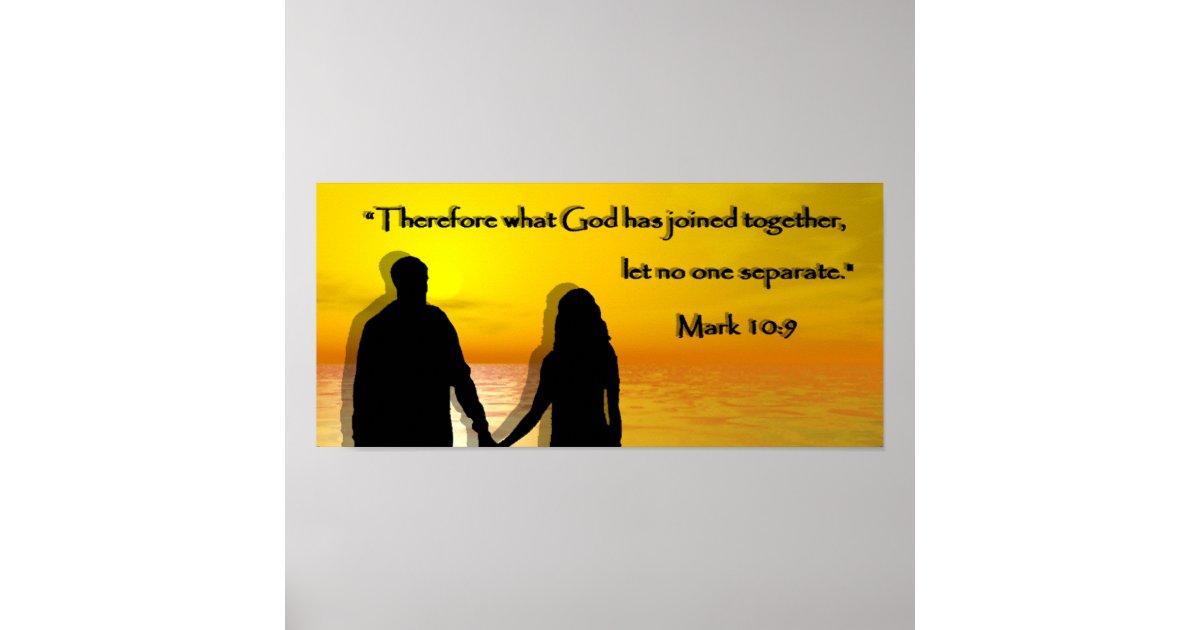 Mark 10 : 9 poster | Zazzle