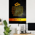 Mark 11:23 Bible Verse Poster | Zazzle
