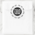 Mark the Date - Logo Calendar Stickers White | Zazzle