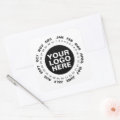 Mark the Date - Logo Calendar Stickers White | Zazzle