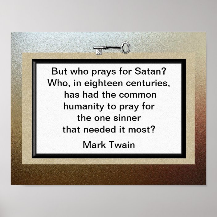 Mark Twain Quote Poster | Zazzle.com