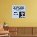 Mark Twain quote Poster | Zazzle