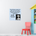 Mark Twain quote Poster | Zazzle