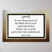Mark Twain Quotes Poster | Zazzle