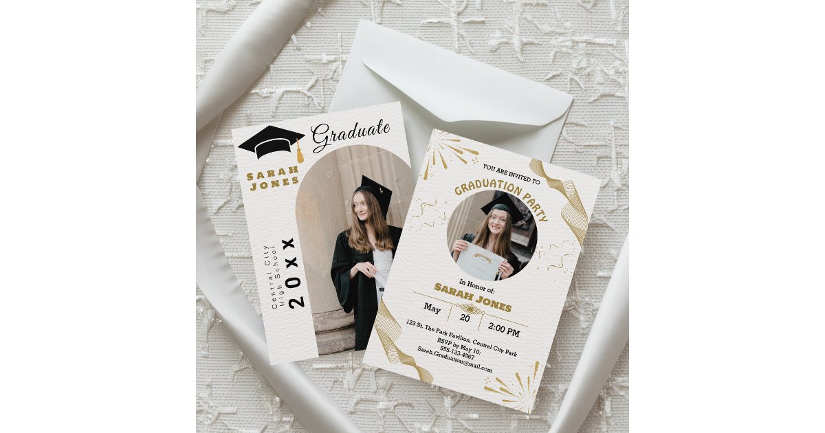 Mark Your Achievement: Graduation Party Invitation | Zazzle
