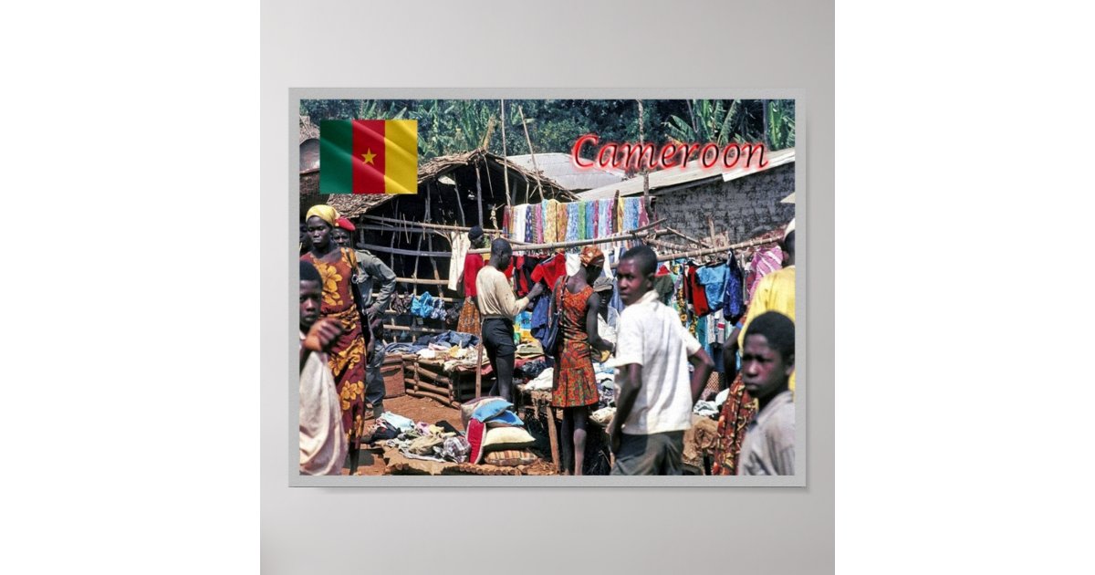 MARKET Cameroon - Poster | Zazzle