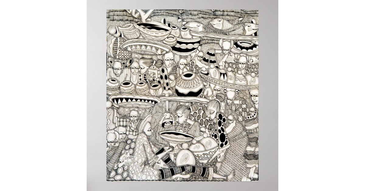 Market place poster | Zazzle