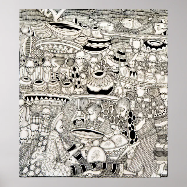 Market place poster | Zazzle