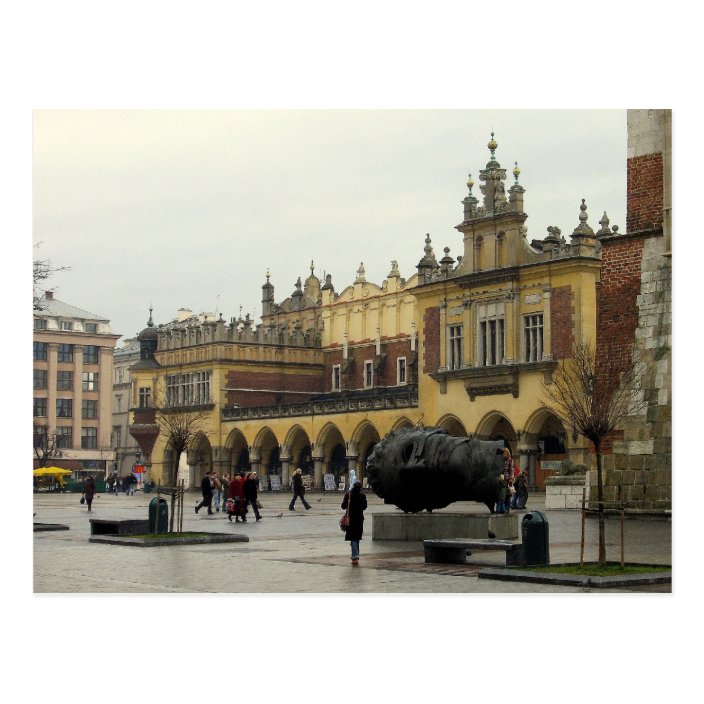 Market Square in Krakow Postcard | Zazzle.com