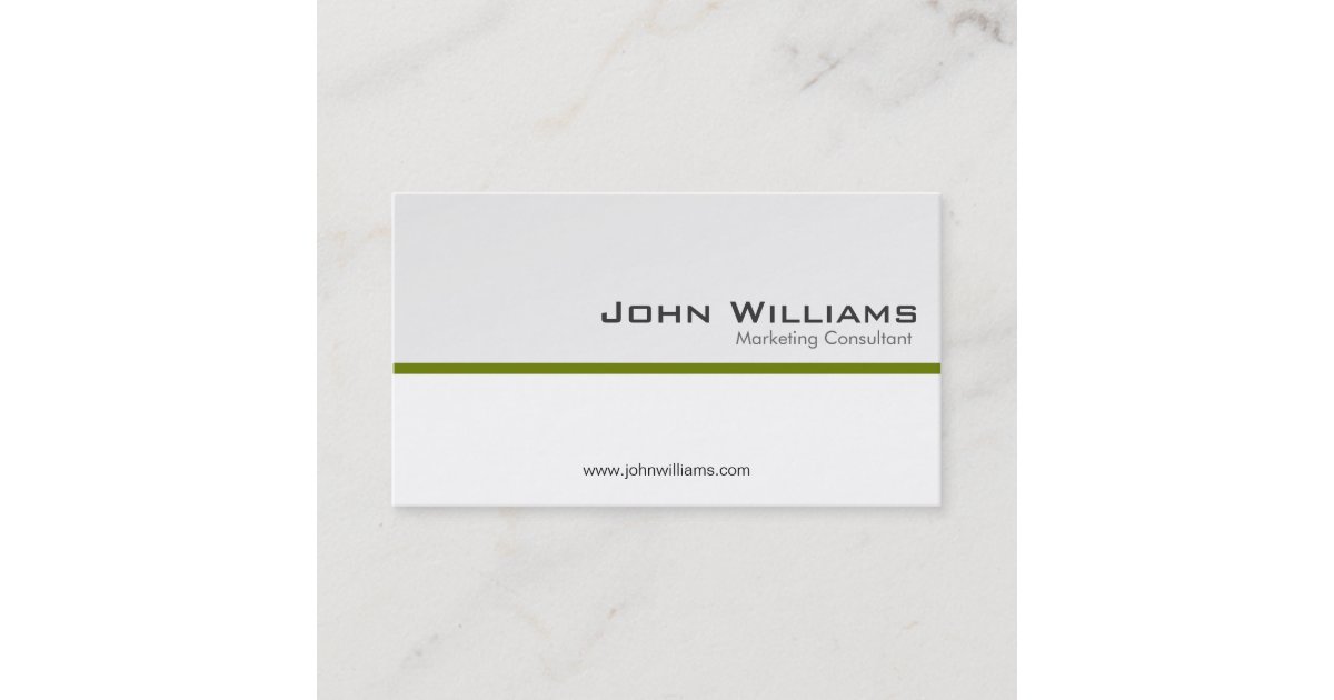 Marketing Consultant - Business Cards | Zazzle