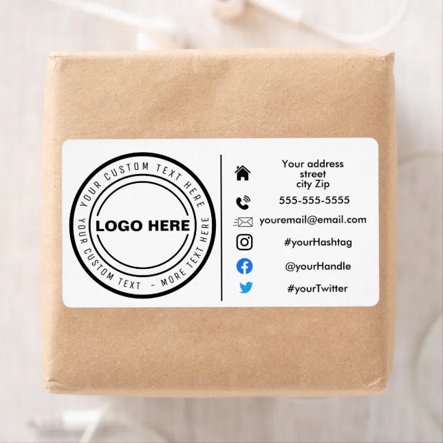 Marketing order sticker address | Zazzle
