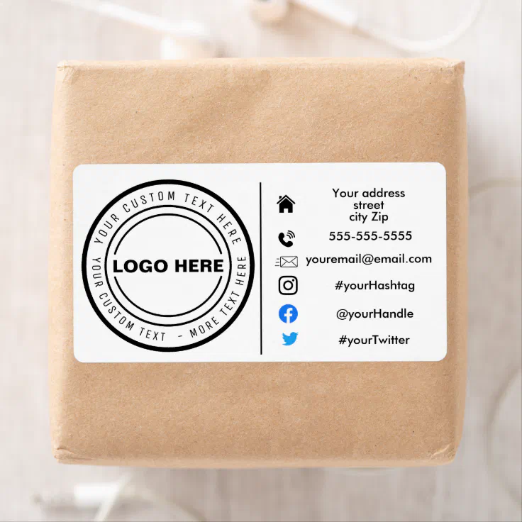 Marketing order sticker address | Zazzle