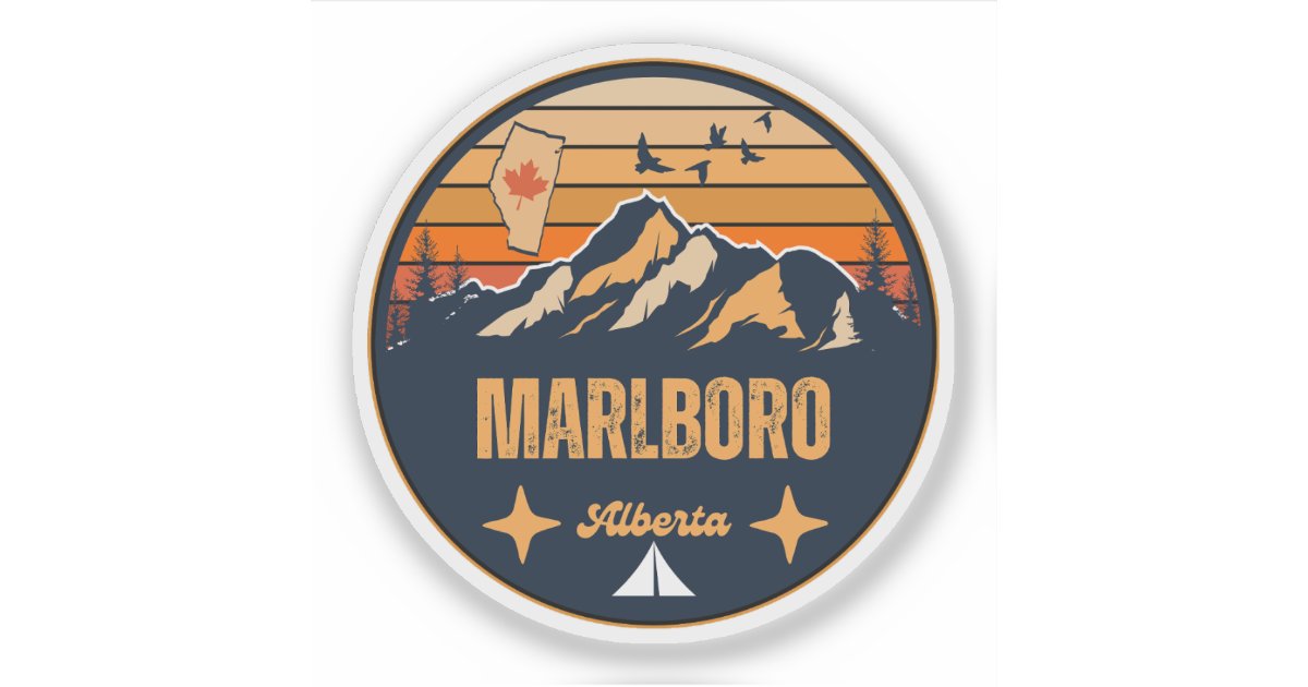 Marlboro, Alberta Sticker | Zazzle