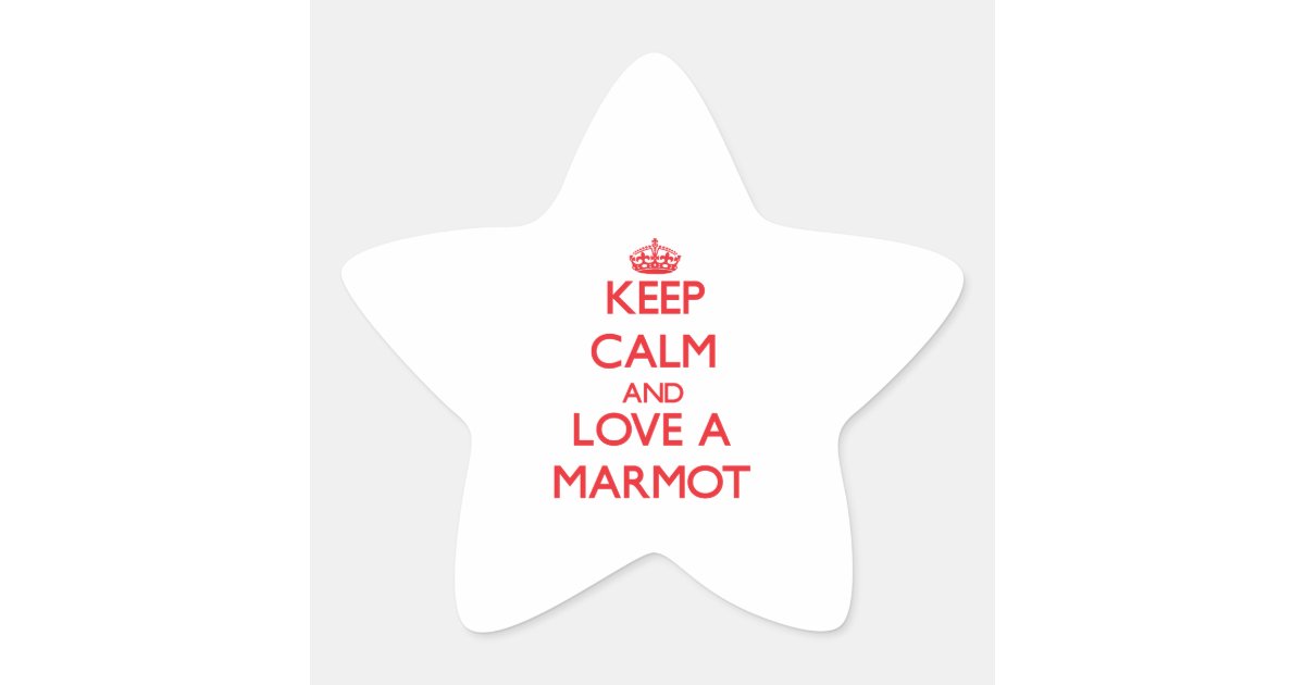 Marmot Star Sticker | Zazzle
