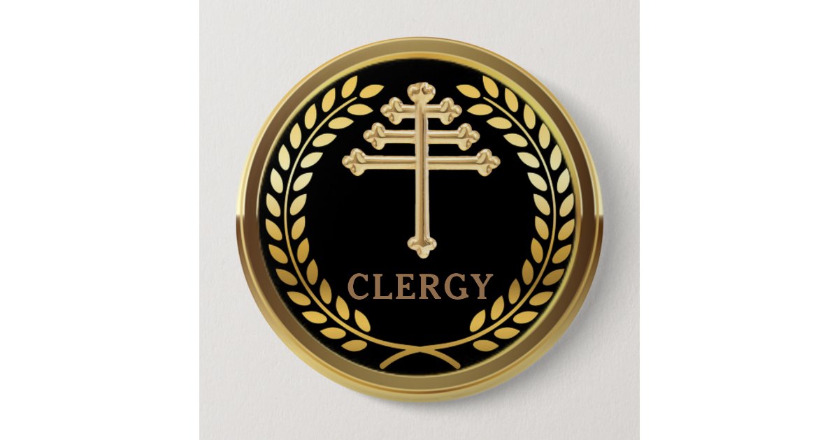 Maronite Catholic Church CLERGY Badge Button | Zazzle