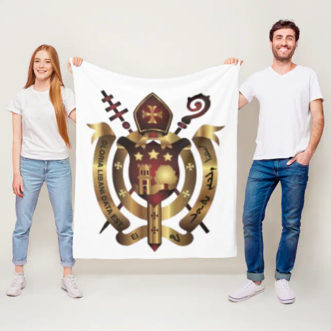 Maronite Church Coat of Arms Blanket /Wall Hanging | Zazzle