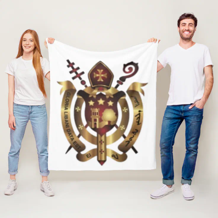 Maronite Church Coat of Arms Blanket /Wall Hanging | Zazzle